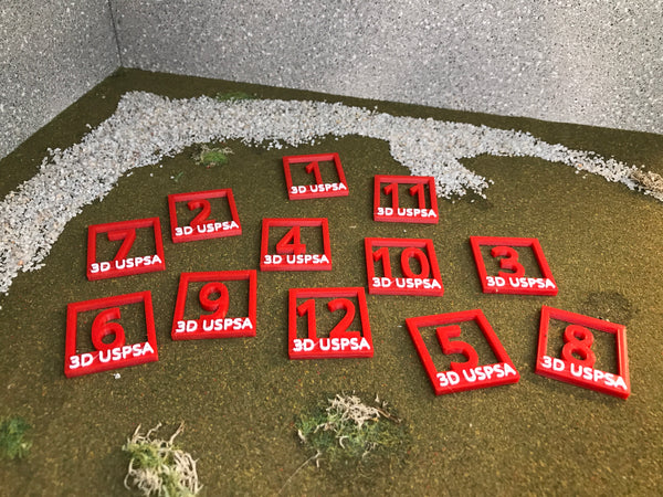 Stage numbers 1-12 – 3D Stage Builder